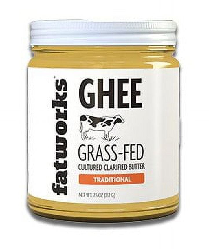 Fatworks Grass Fed Ghee (7.5oz jar) - Walmart.com