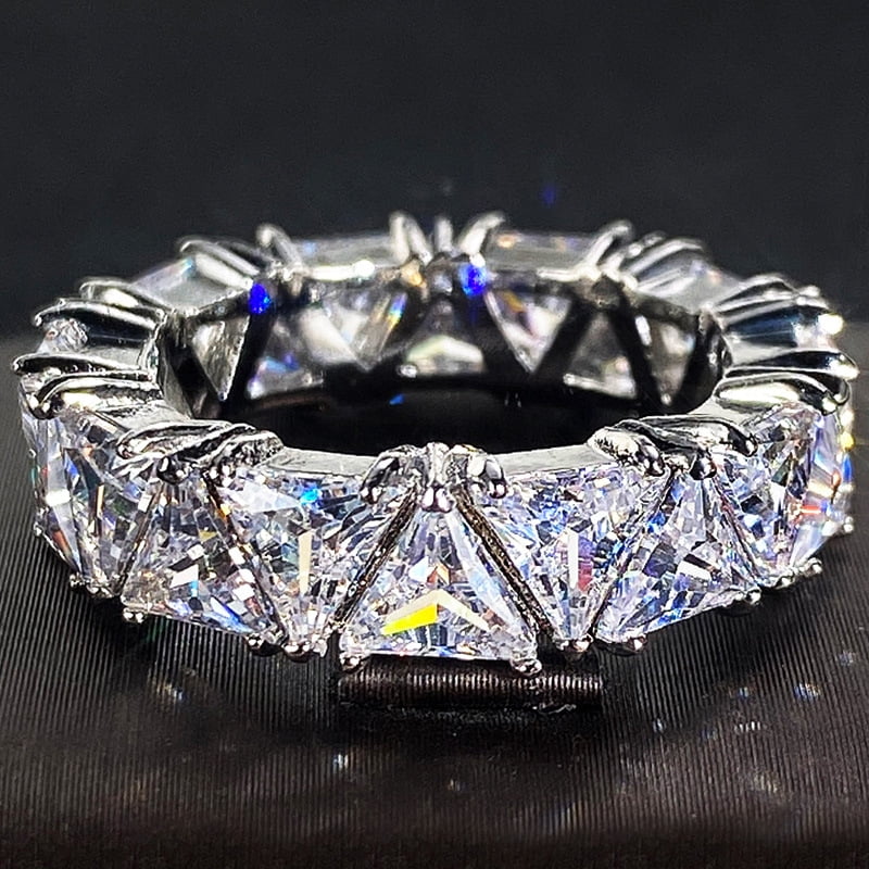 Faty-T 925 Sterling Silver Promise Ring Engagement Proposal Wedding ...