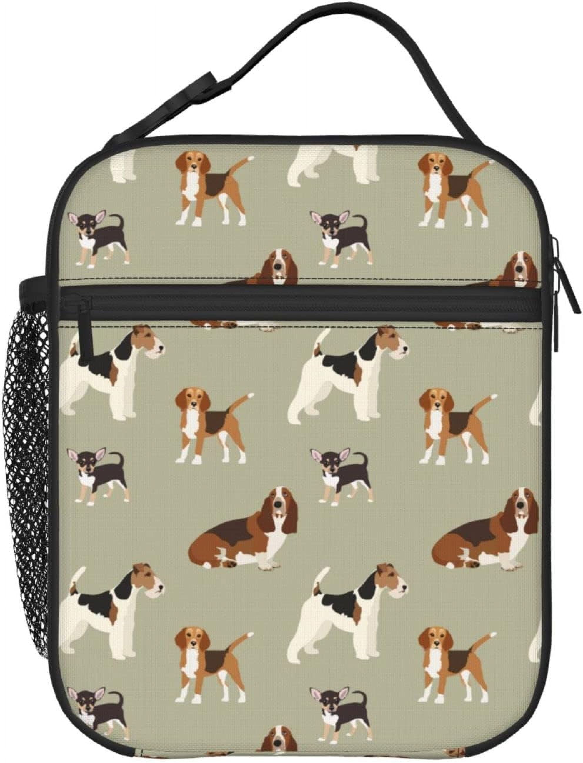Faty-T Beagle Print Lunch Bag Insulated Lunch Box For Women Men ...