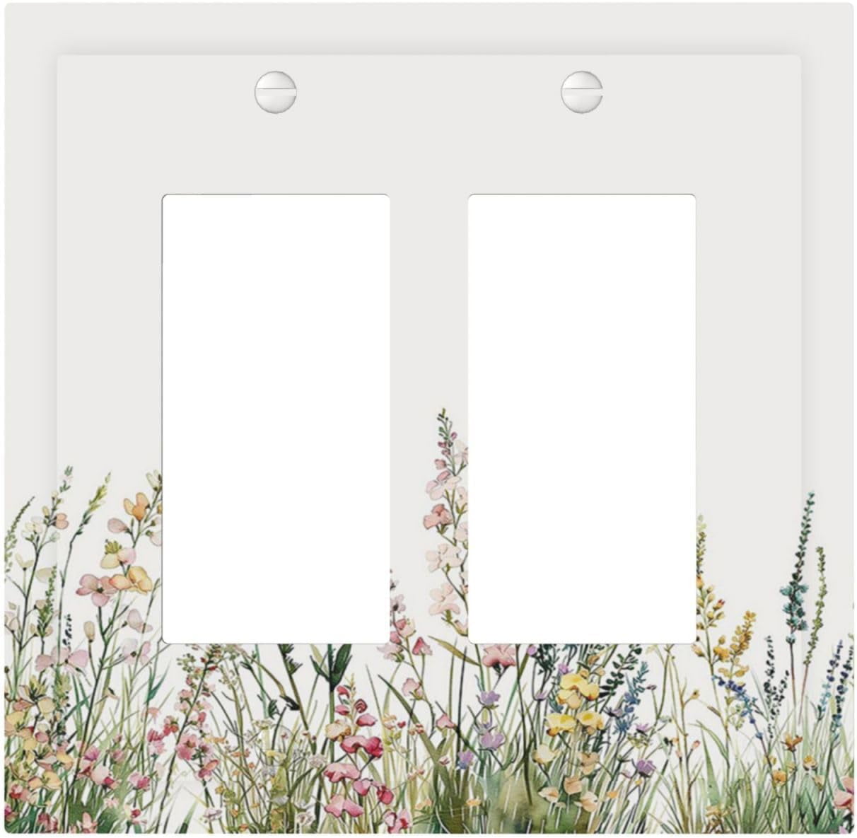 Faty-T Boho Wildflower Green Leaves Rustic Floral Botanical Pattern ...