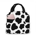 Faty-T Insulated Lunch Box with Cow Print, Cooler Tote for Picnic ...