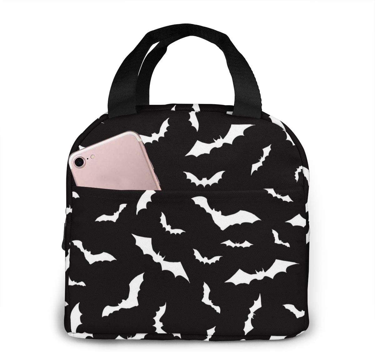 Faty-T Halloween Bat Insulated Oxford Cloth Reusable Lunch Bag ...