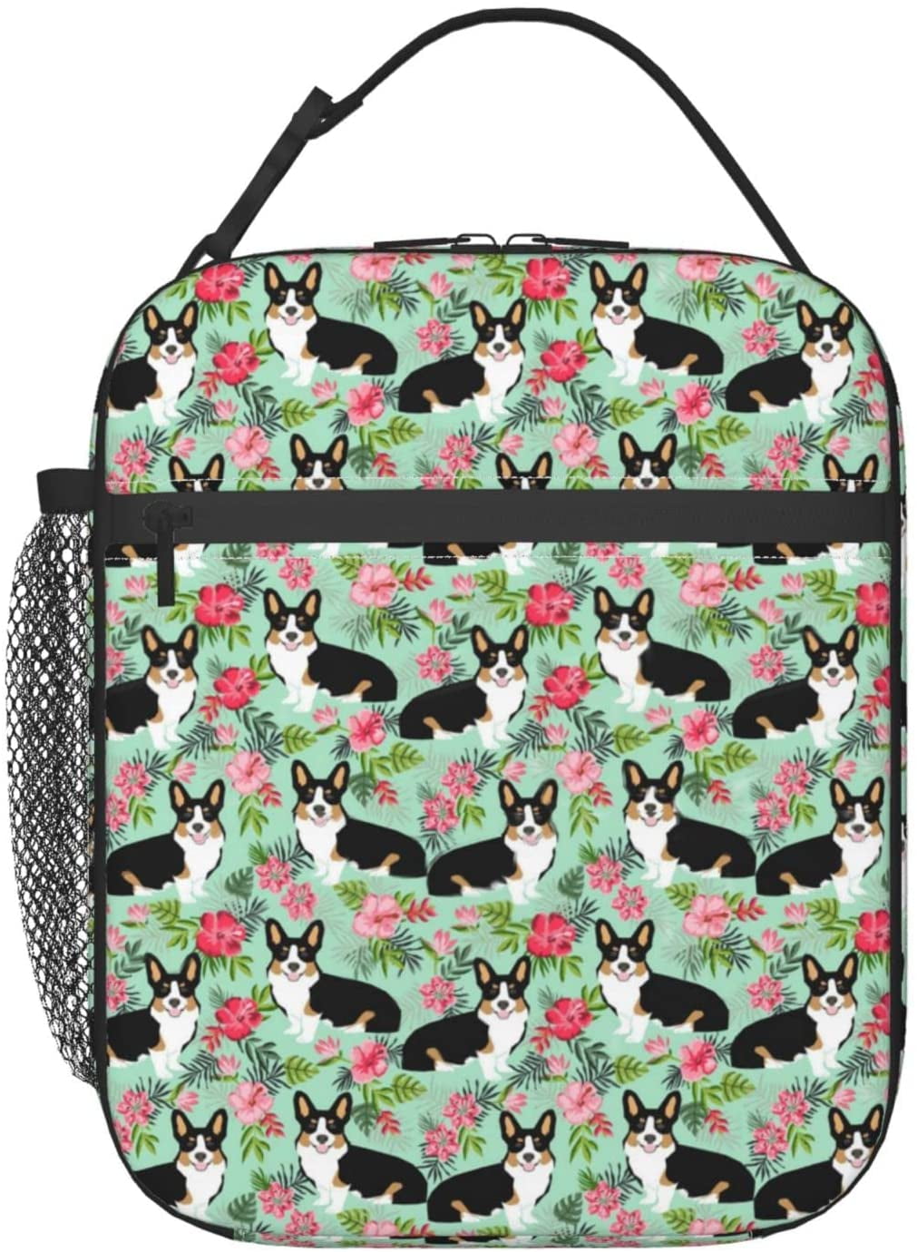 Faty-T Lunch Bag For Women Men Corgi Insulated Lunch Box For Adult ...