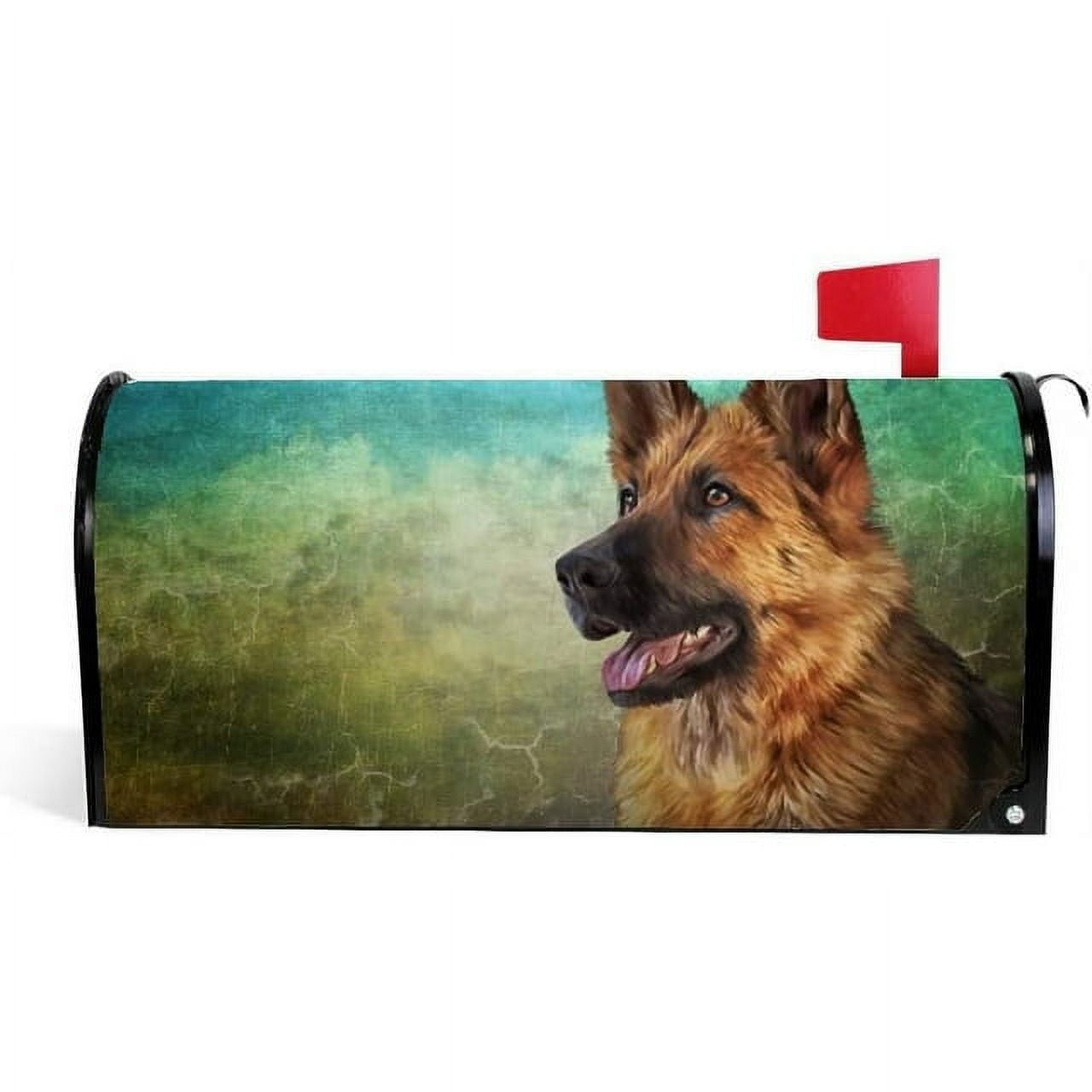 Faty-T Magnetic Mailbox Cover Pattern German Shepherd Dog Decorative ...