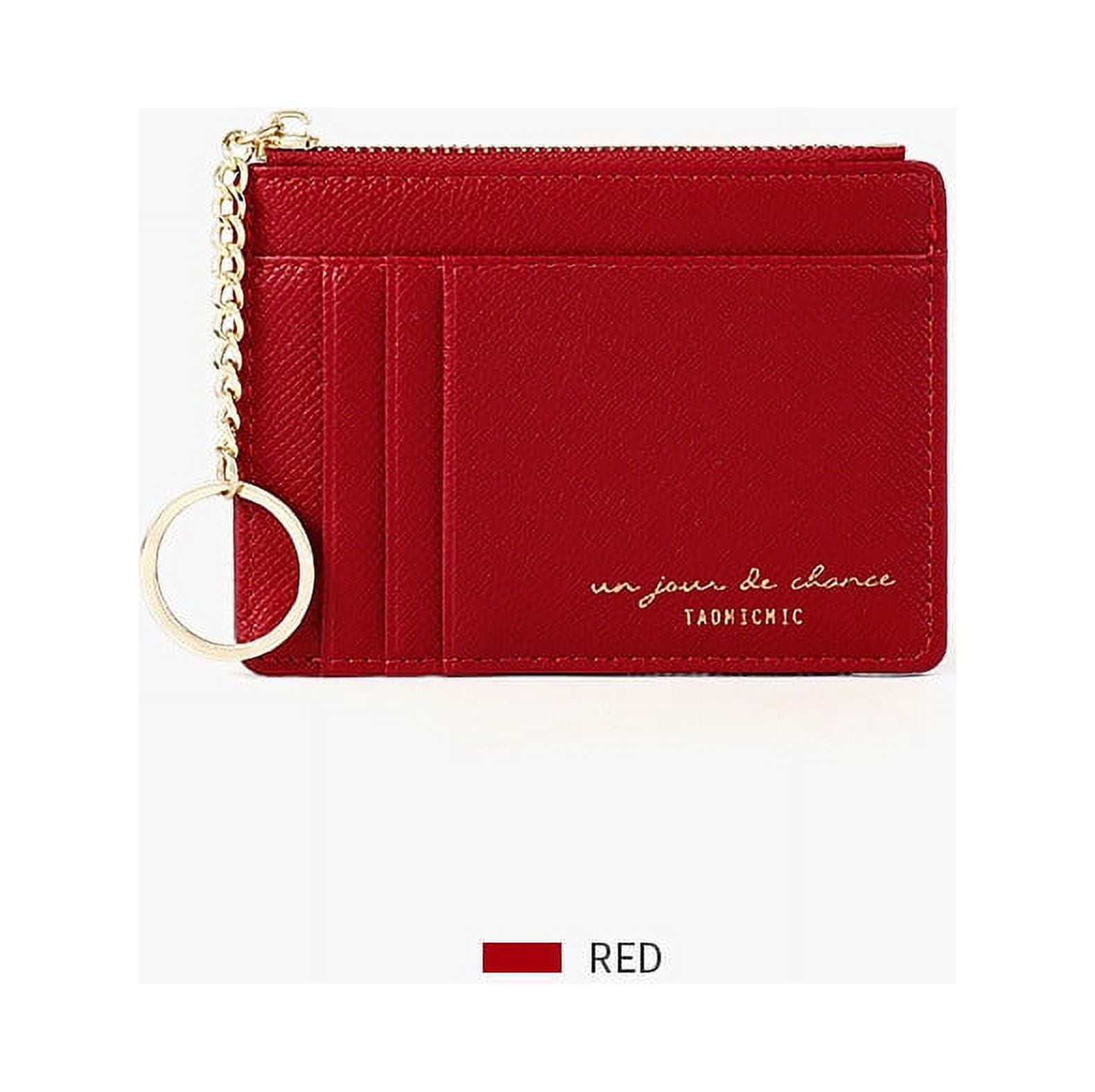 Faty-T Womens Slim RFID Credit Card Holder, Small Pocket Wallet ...