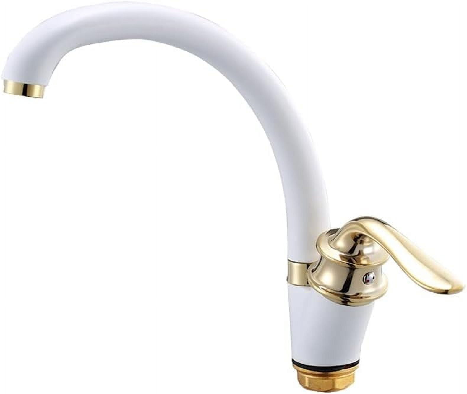 Faucet 360 Degree Rotation Rule Shape Curved Outlet Pipe Tap - Walmart.com