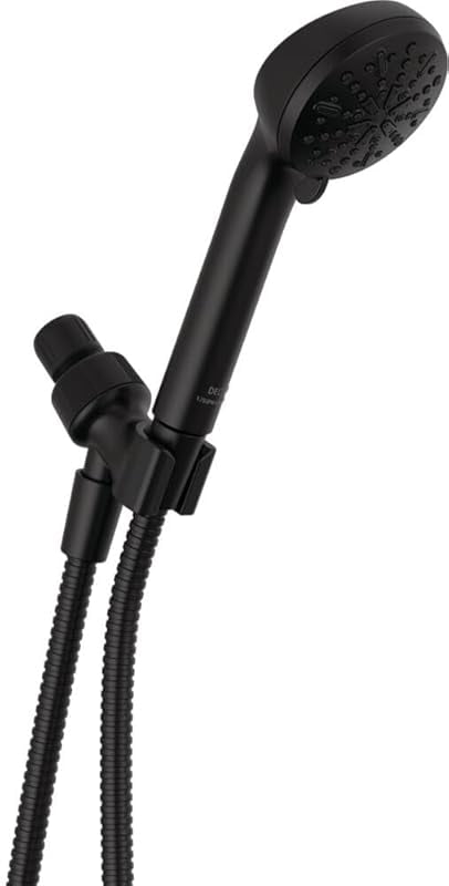 Faucet 4-Spray Handheld Shower Head, Black Shower Head with Hose ...