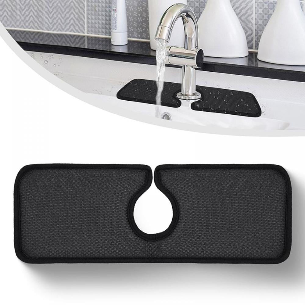 Faucet Absorbent Mat Kitchen Faucet Sink Splash Guard Cloth Pads for ...