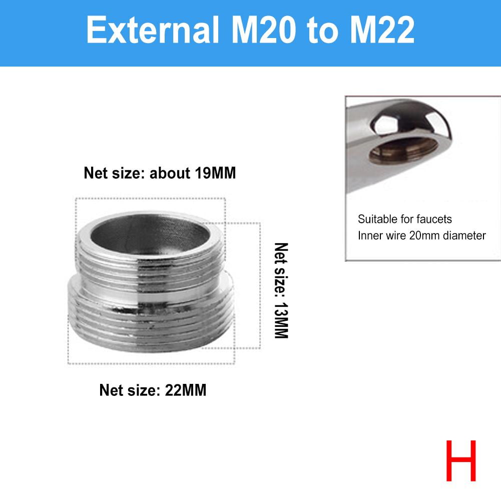 Faucet Adapter Kit Brass Aerator Adapter Set Male / Female Faucet ...