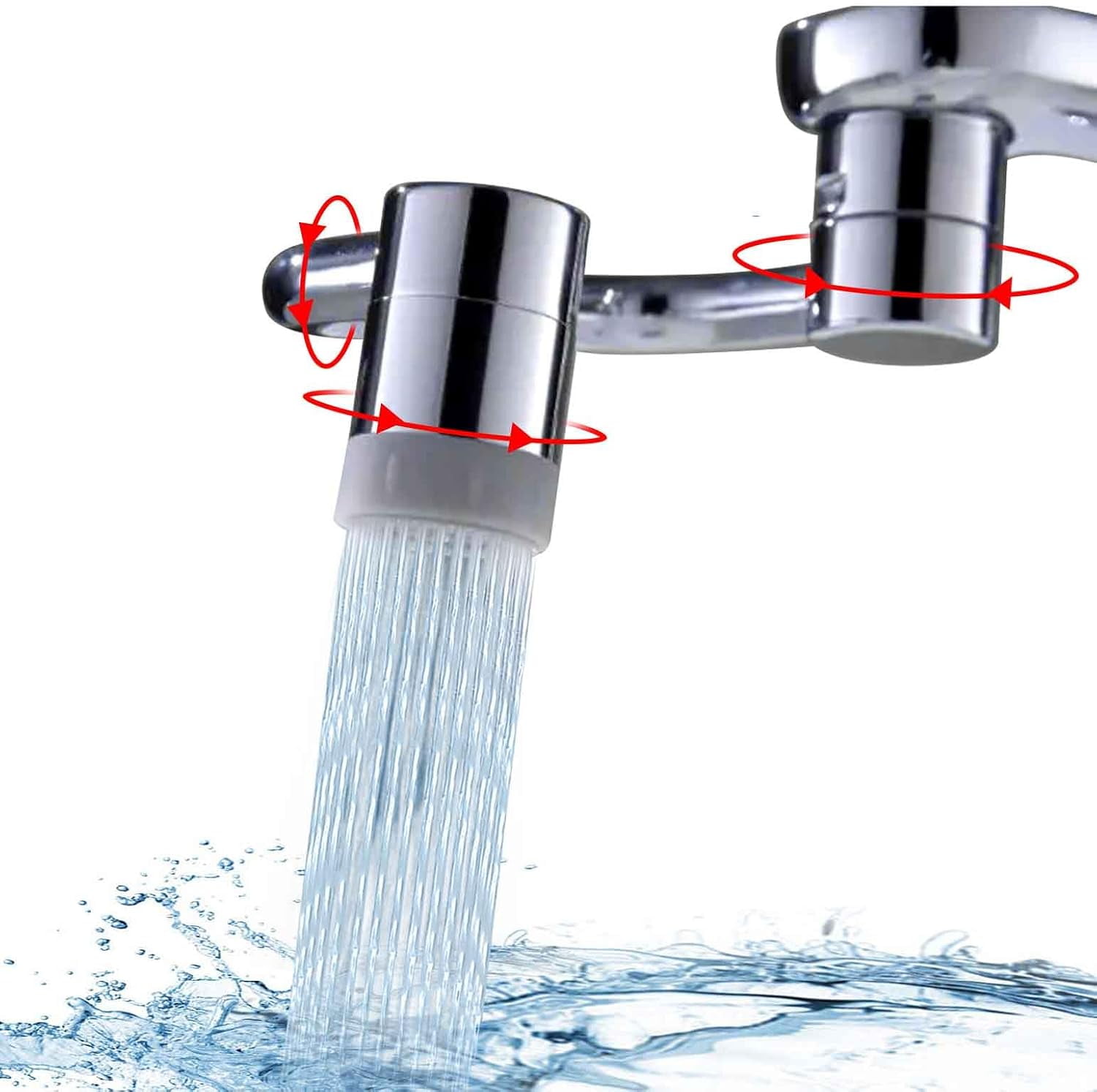 Faucet Aerator, 1080? Swivel Faucet Extender, Kitchen Sink Aerator ...