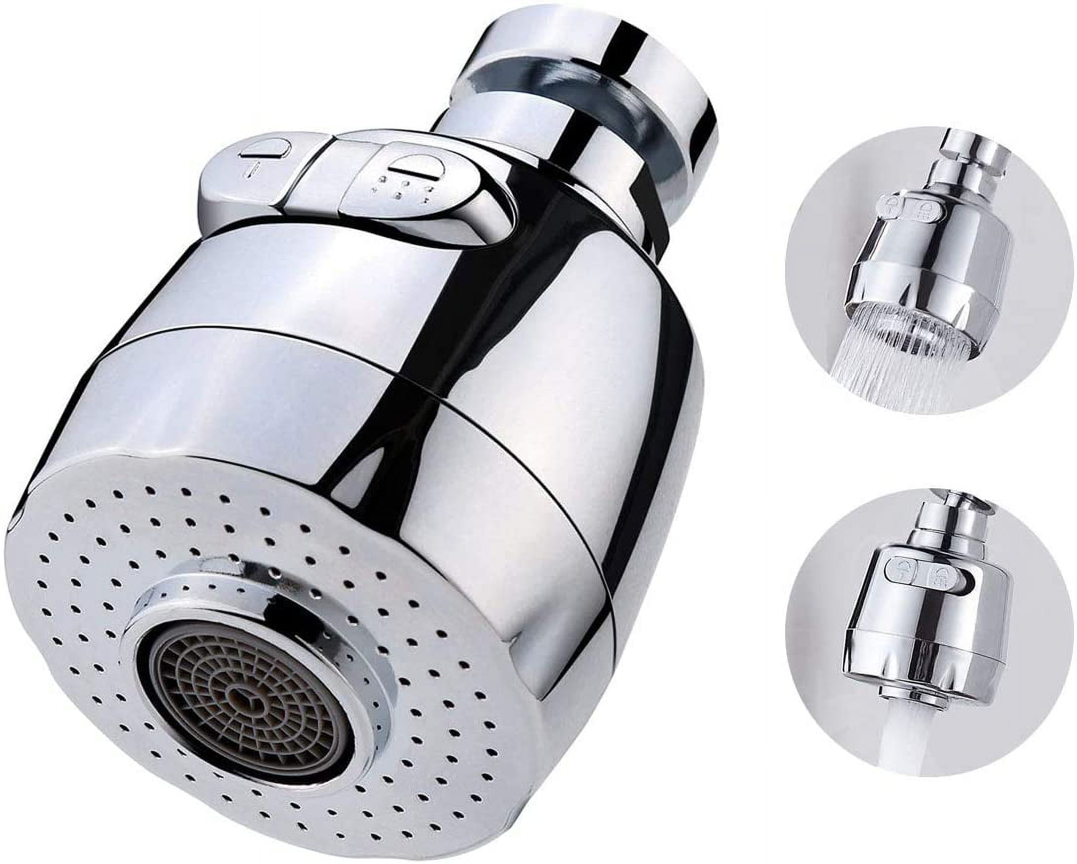 Faucet Aerator - Can Rotate 360 Degrees/Water Saving Strainer/Aerated ...