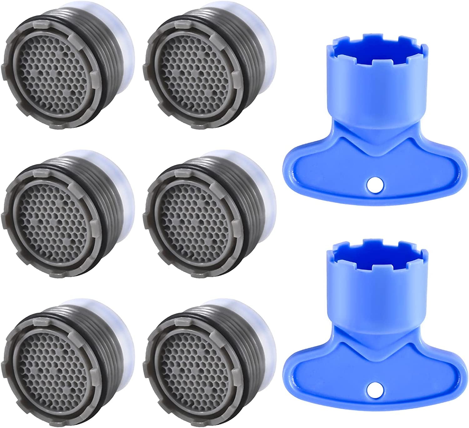 Faucet Aerator M18.5, 6 Pieces Faucet Spout Kitchen Bathroom Water ...