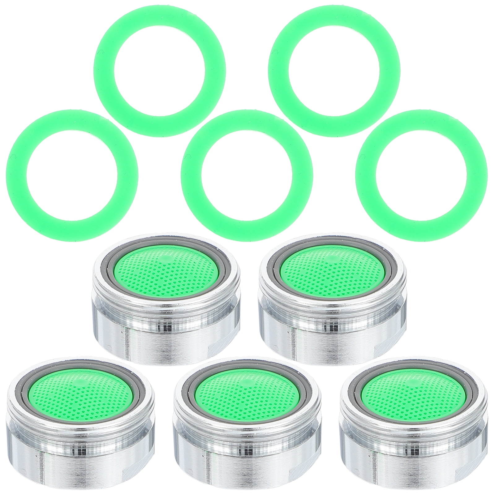 Faucet Aerator Water Saving Flow Restrictor Sink Nozzle 5 Pcs Thread ...