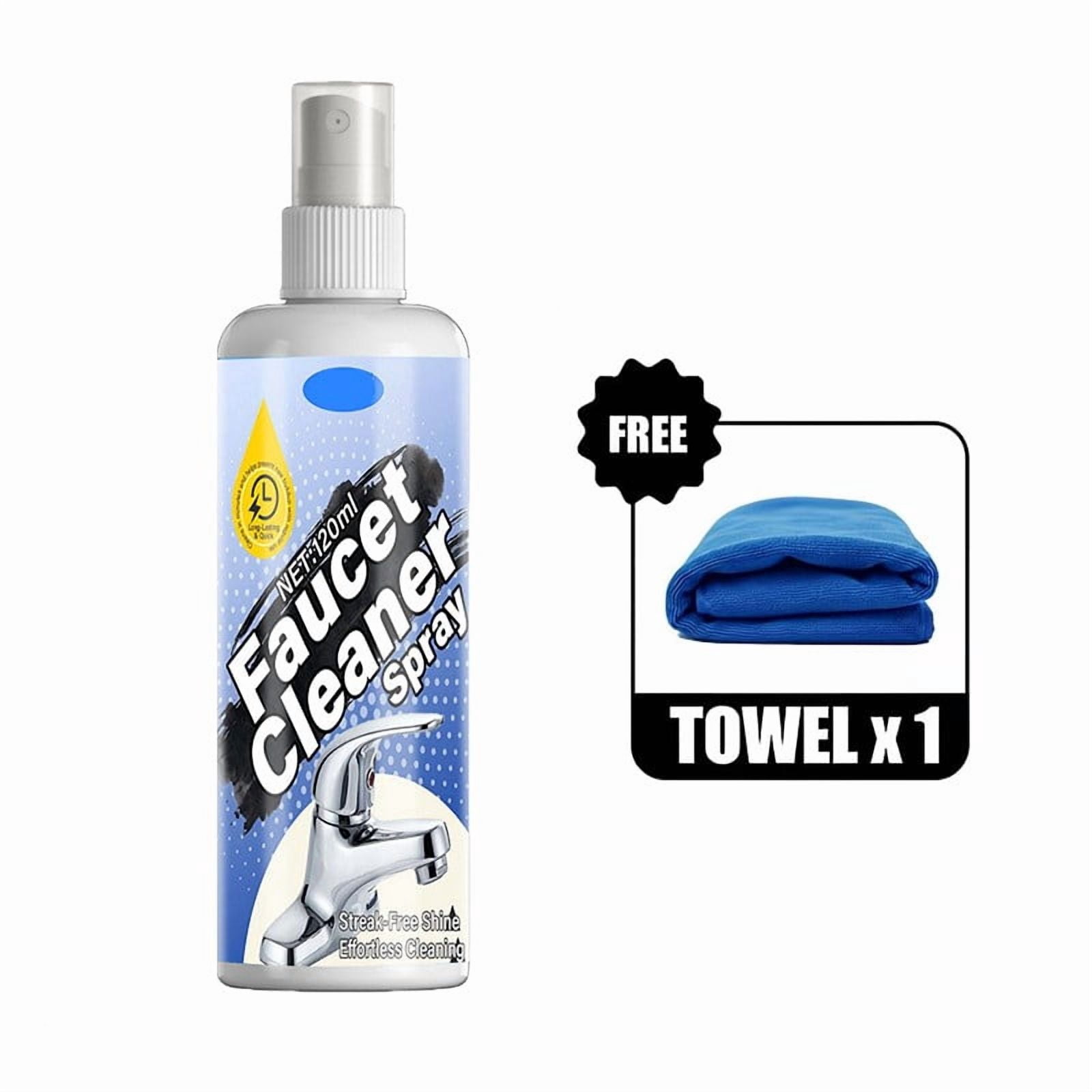 Faucet Cleaner Spray 60ml – Limescale & Rust Remover for Stainless ...