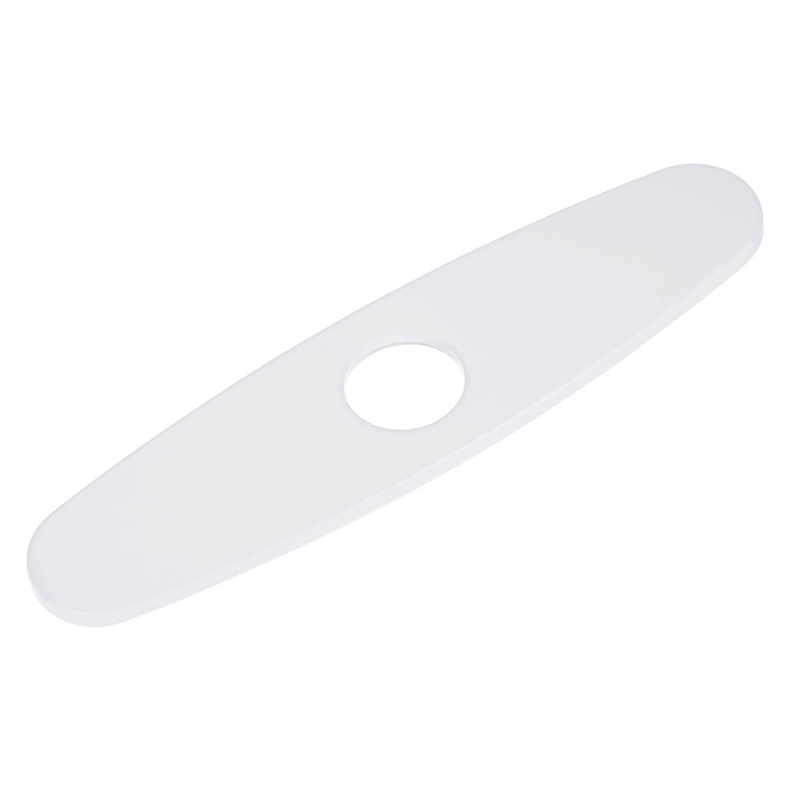 Faucet Deck Plate, 10" 304 Stainless Steel Oval Hole Cover Deck Plate ...