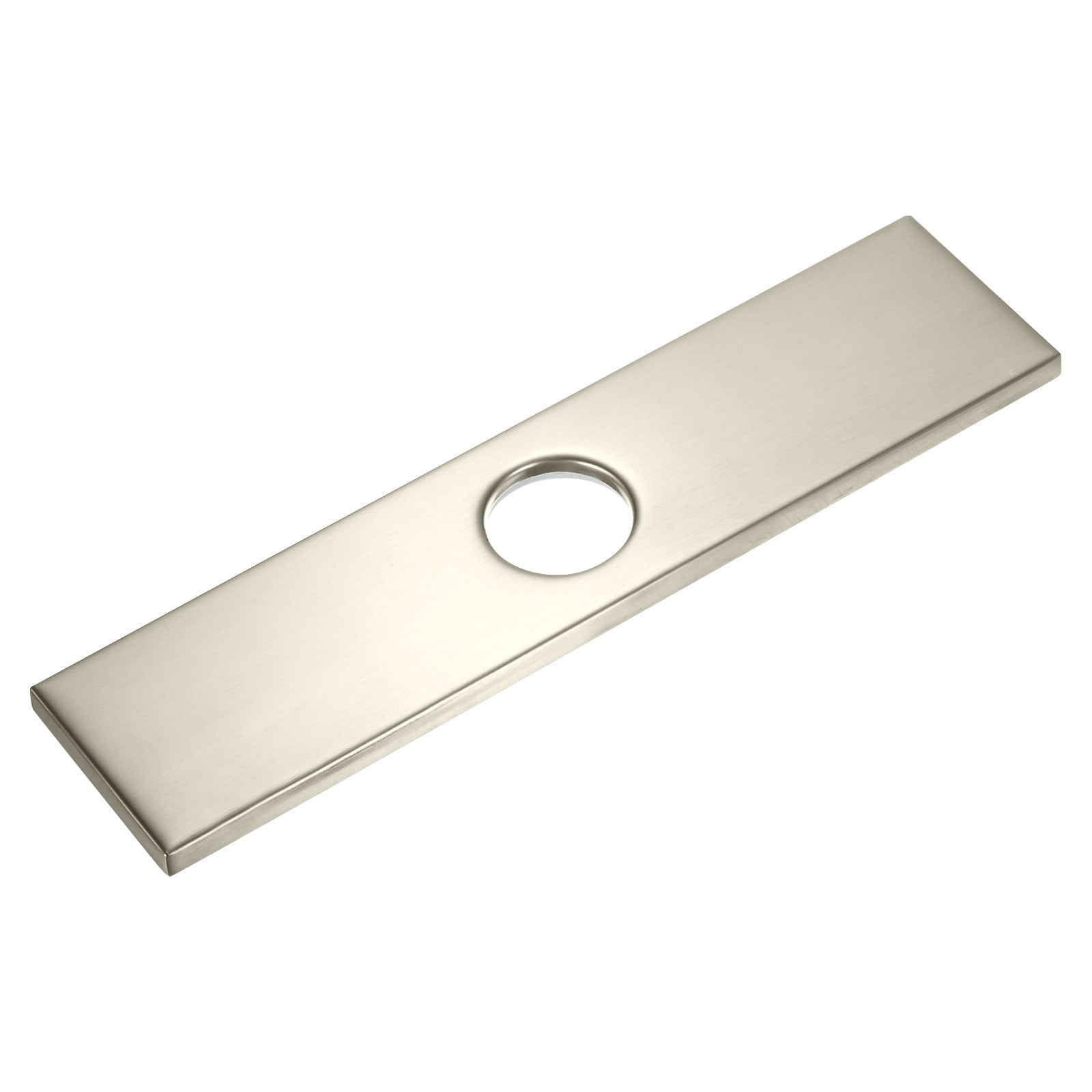 Faucet Deck Plate, 10" Square 304 Stainless Steel Hole Cover Deck Plate ...