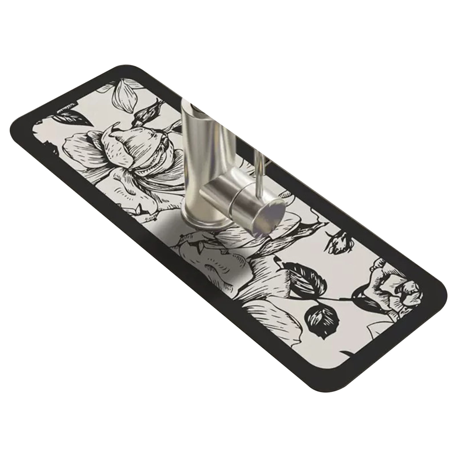 Faucet Draining Mat Water Absorption Exquisite Pattern Reusable Non ...