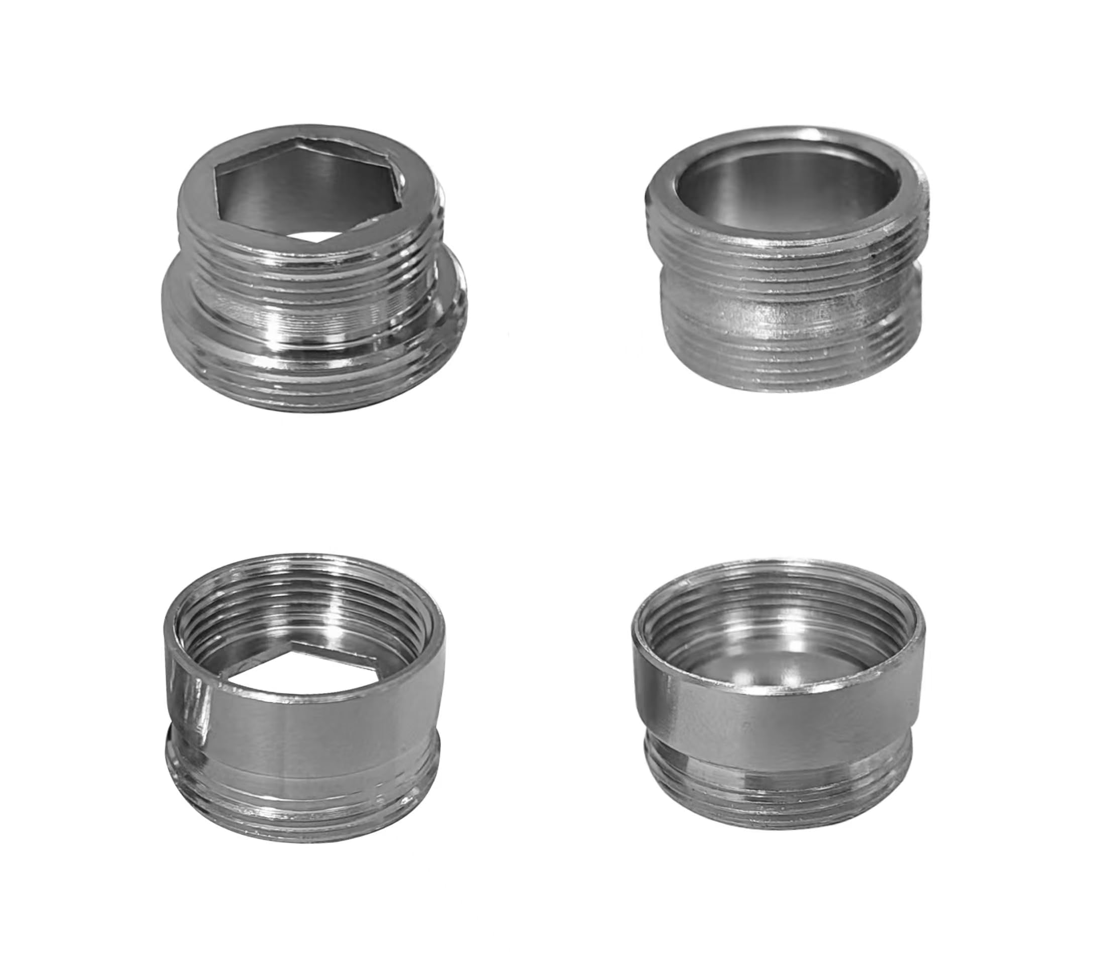 Faucet Extender Adapter Kit, Brass Faucet Aerator Adapter Set, Male ...