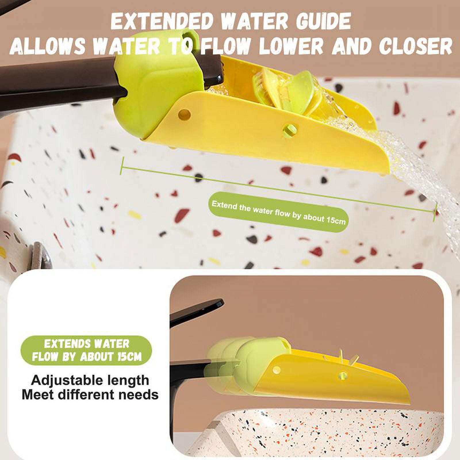 Faucet Extender For Kids Cartoon Windmill Design Bathroom Sink Spout ...