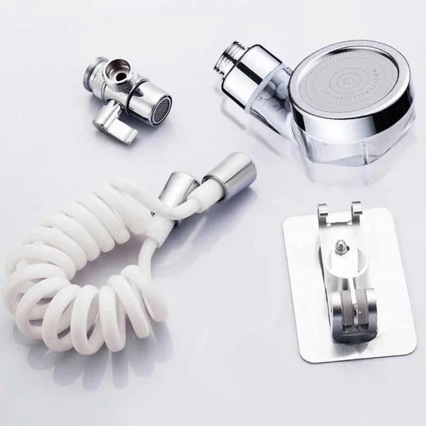 Faucet External Shower Head Set Bathroom Kitchen Basin Tap Adapter ...
