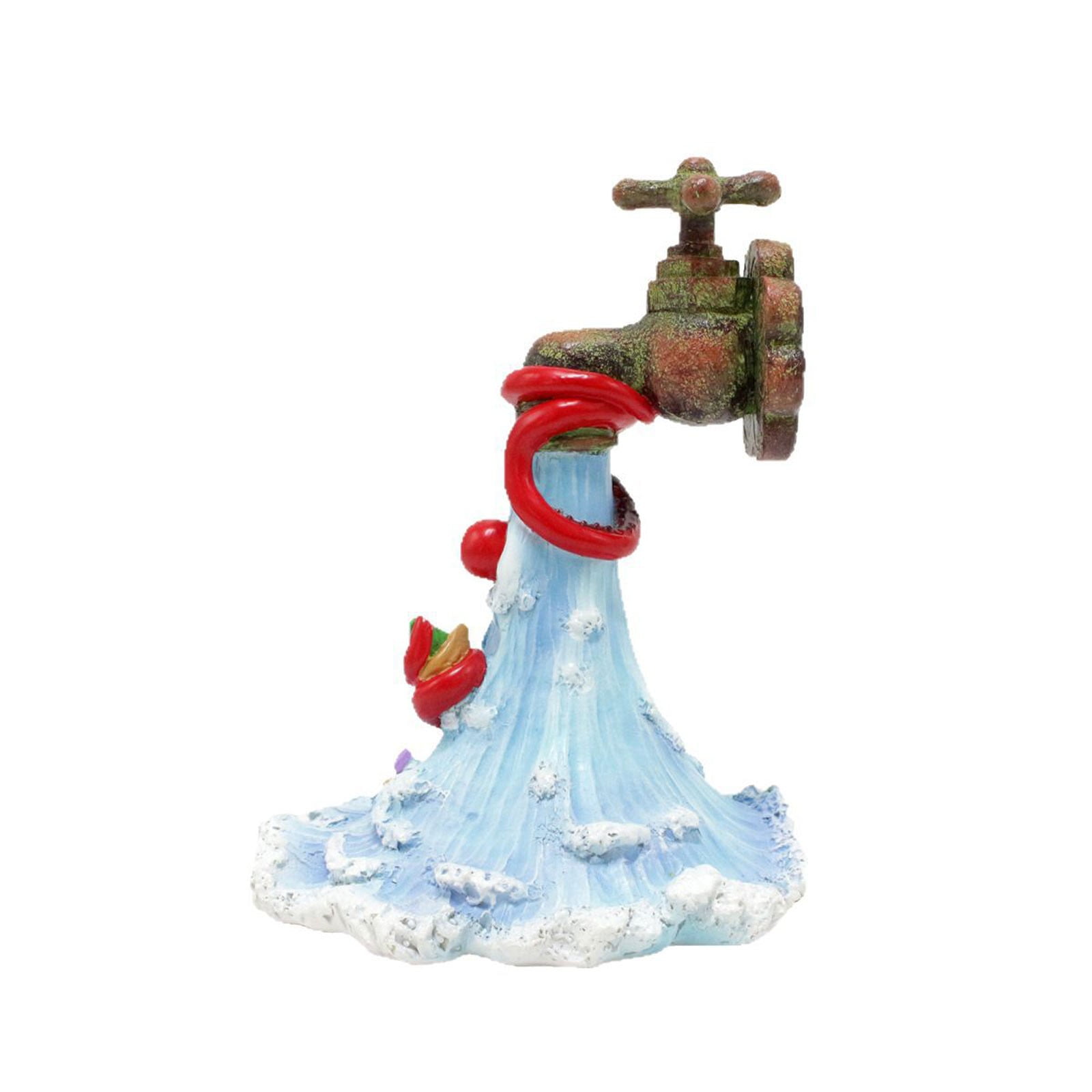 Faucet Garden Statue Ornament, Outdoor Patio Courtyard Lawn Decorations ...