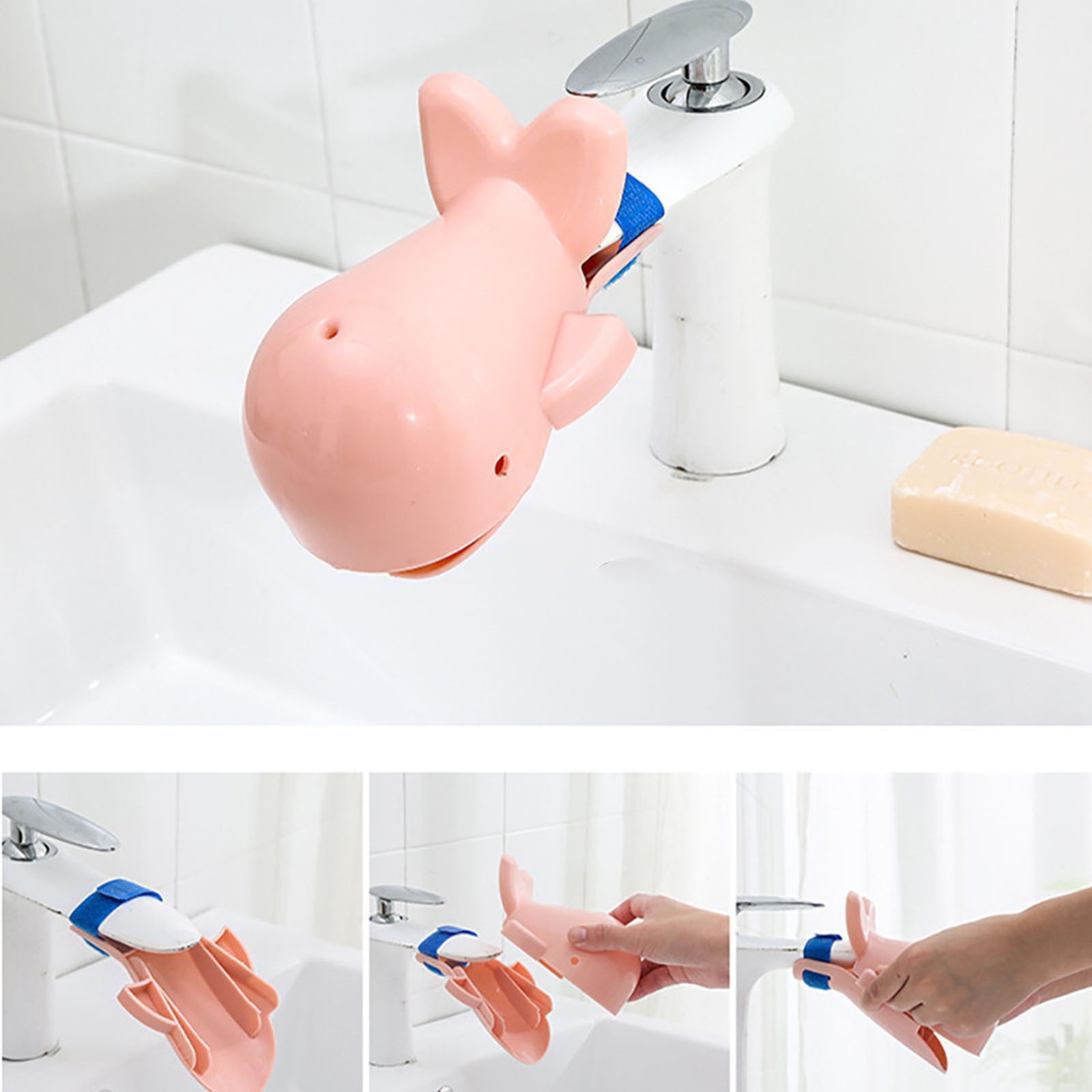 Faucet Handle Extender Set - Tap Handle and Nozzle Extender Childrens ...