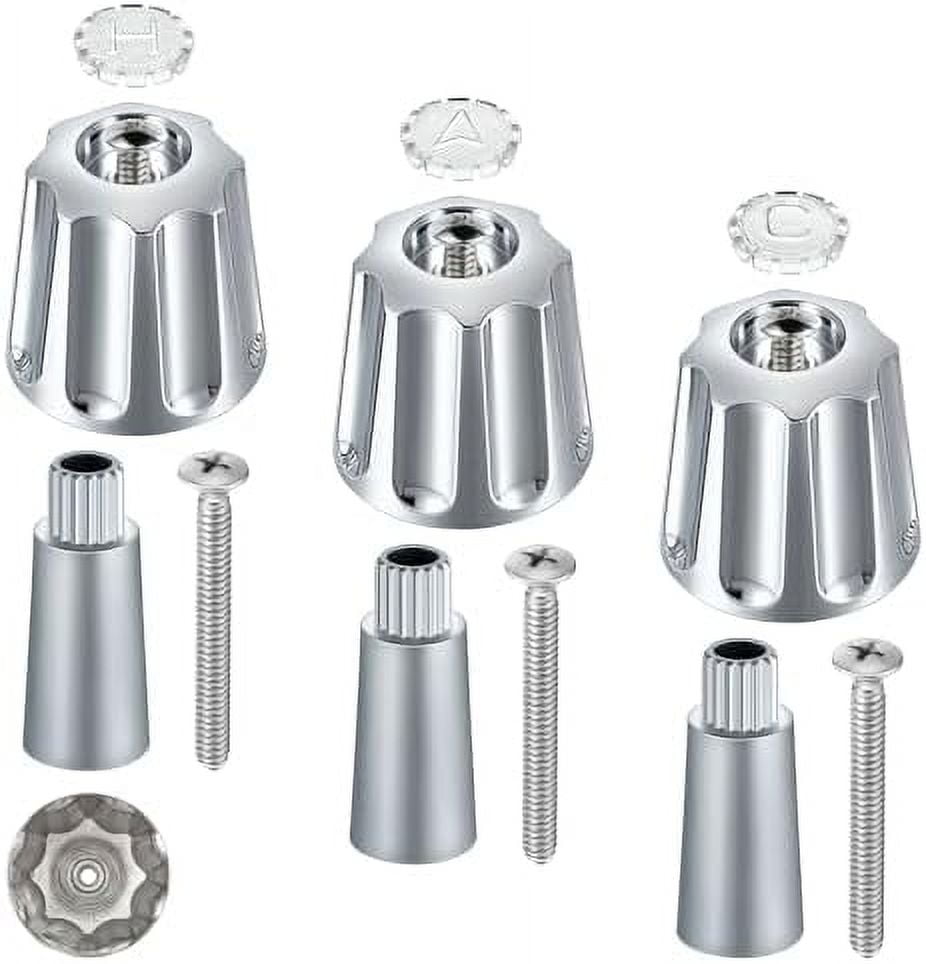 Faucet Handles, 3 Handle Tub Trim Set Compatible with Gerber Faucet ...