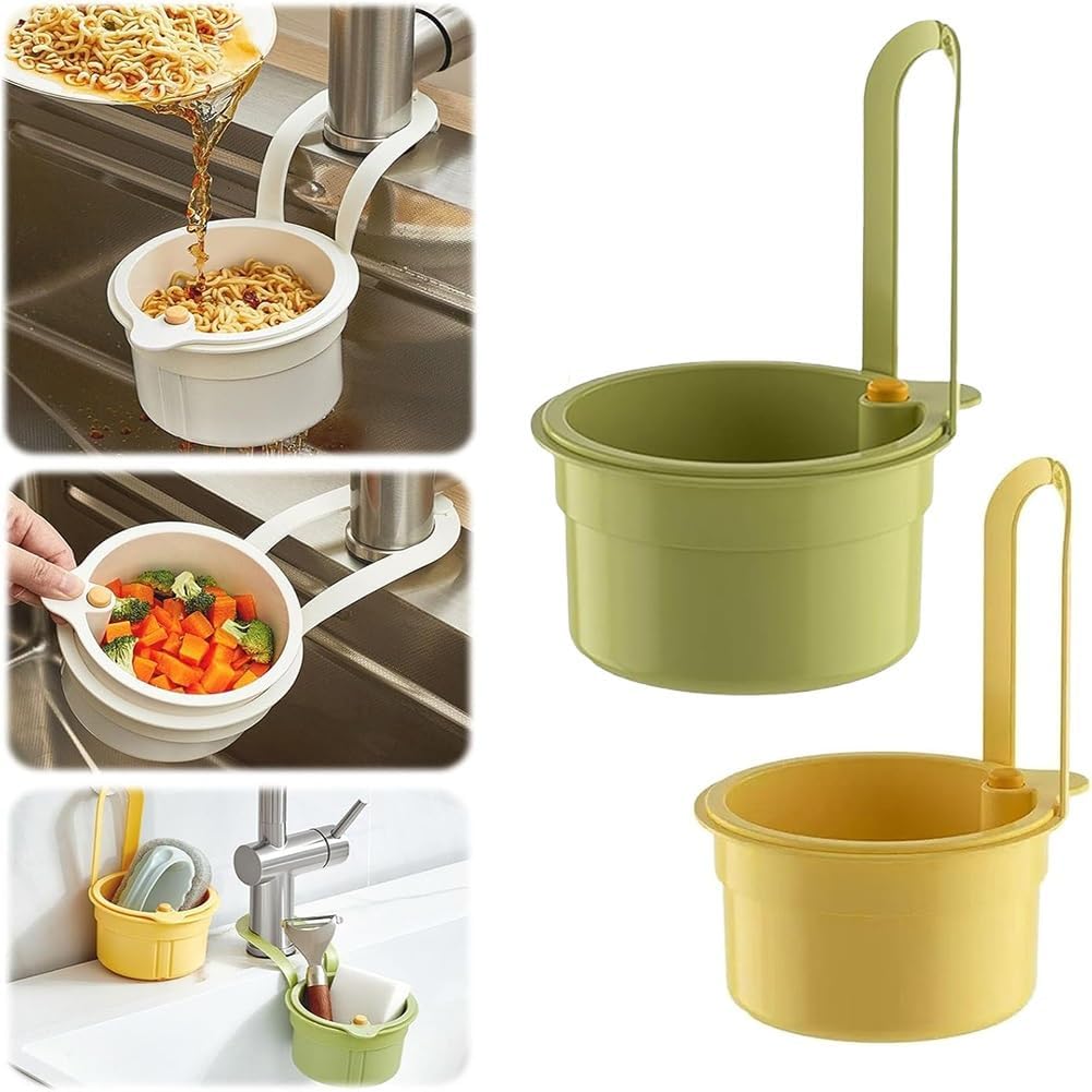 Faucet Hanging Strainer, 2025 New Sink Strainer Basket, Multifunctional ...