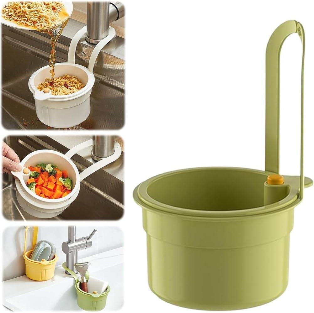Faucet Hanging Strainer, 2025 New Sink Strainer Basket, Multifunctional ...