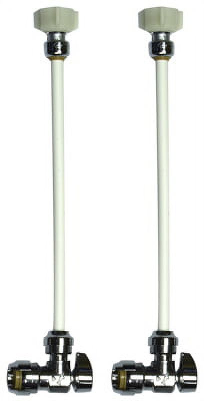 Faucet Kit With Angle Stop Includes 2 Faucet Connectors 2 Angle Stops ...