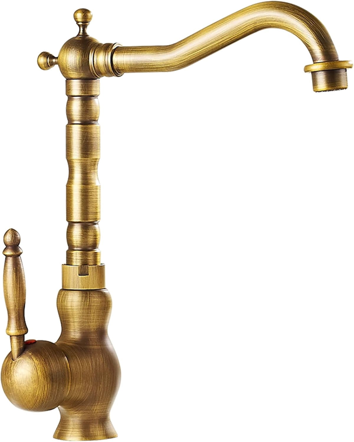 Faucet for Kitchen Sink Brass Kitchen Faucet Vintage Antique Kitchen ...