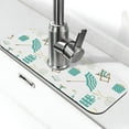 Faucet Mat for Kitchen Sink - Bike Pattern Urban Fast Drying Absorbent ...