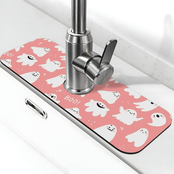 Faucet Mat for Kitchen Sink - Prizraki_pattern Fast Drying Absorbent ...