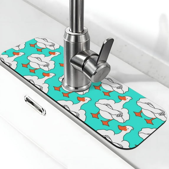 Faucet Mat for Kitchen Sink - Strong Goose Fast Drying Absorbent ...