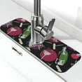 Faucet Mat for Kitchen Sink - Wine Bottle Print No.9019 Fast Drying ...