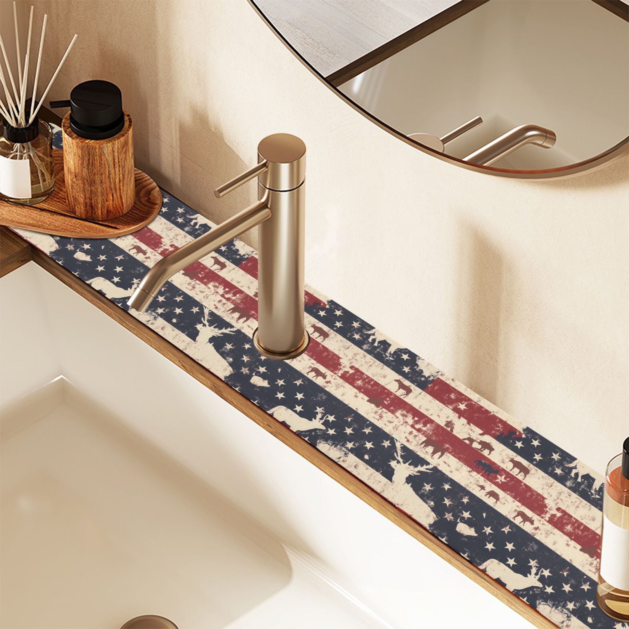 Faucet Mat for Kitchen Sink 30'' Sink Splash Guard Mat Super Absorbent ...