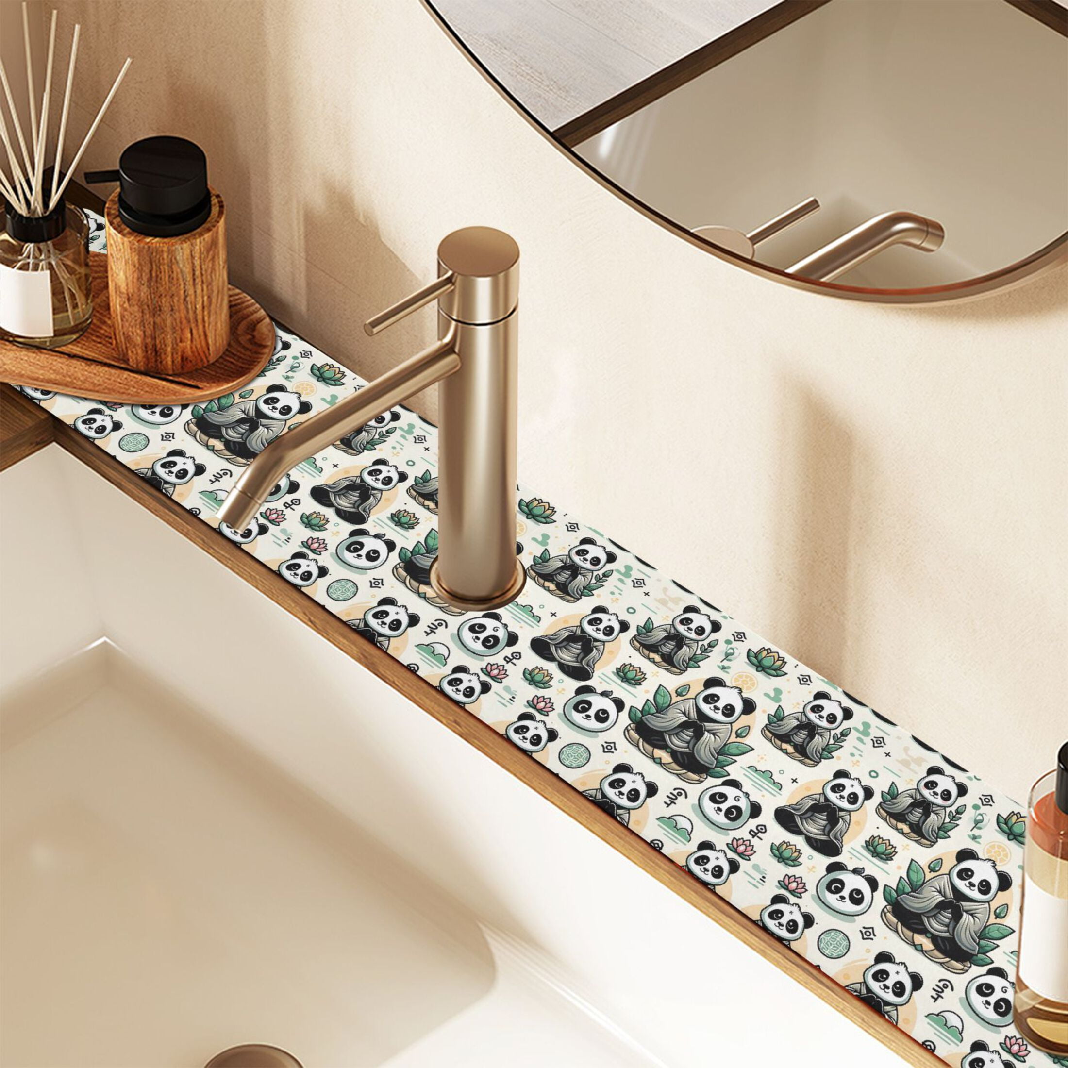 Faucet Mat for Kitchen Sink 30'' Sink Splash Guard Mat Super Absorbent ...