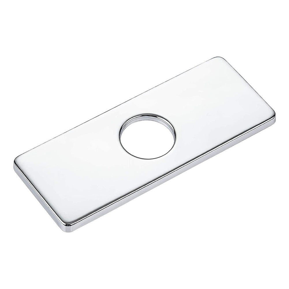 Faucet Plate Hole Tap Cover Deck Plate 304 Stainless Steel Bathroom ...