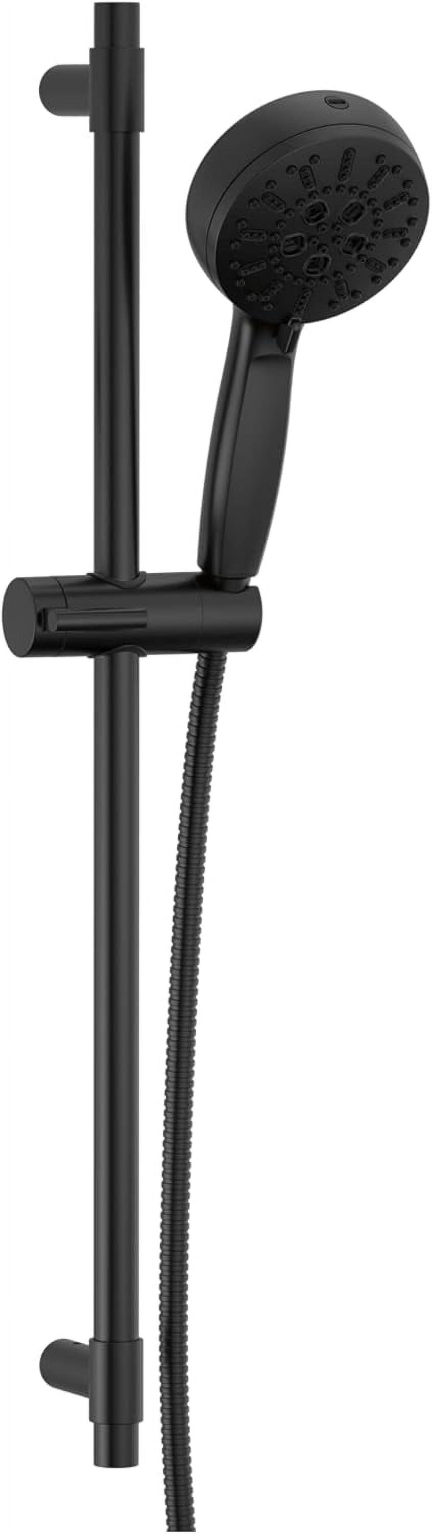 Faucet ProClean Matte Black Hand Shower with Slide Bar, Handheld Shower ...