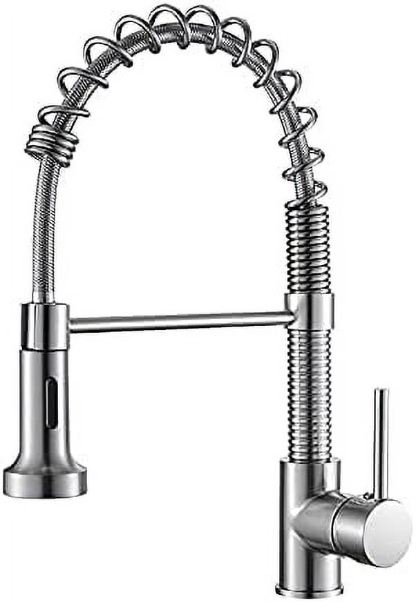 Faucet Pull Out Kitchen Faucet Brass and Nickel Pull Down Kitchen Sink Faucet Hot Cold Kitchen ...