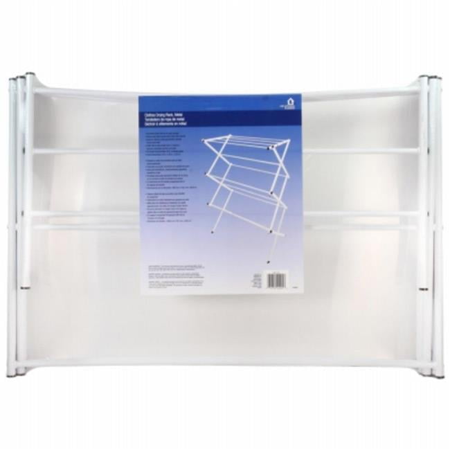 Faucet Queens 272565 30 x 15 in. Metal Clothes Drying Rack, White ...
