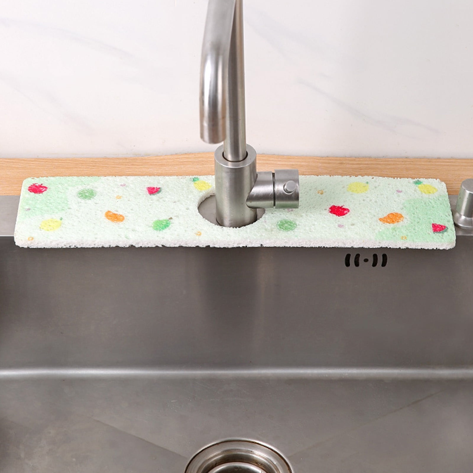 Faucet Sponge Pad, Wood Pulp Cotton Sponge, Long Strong Absorbent Pad ...