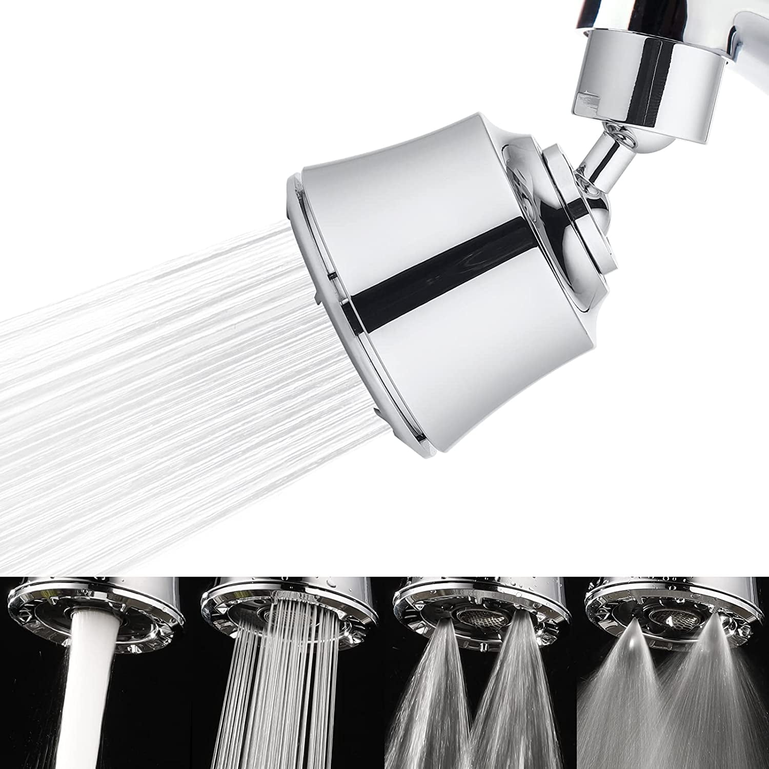 Faucet Sprayer Attachment for Kitchen Sink. 4 Spray Modes Sprayer ...