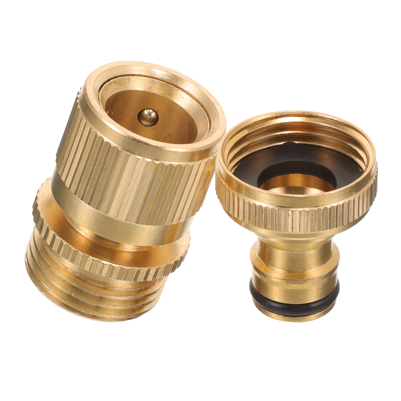 Faucet Water Hose Stainless Steel Clamp Garden Fittings 3/4 Connector ...