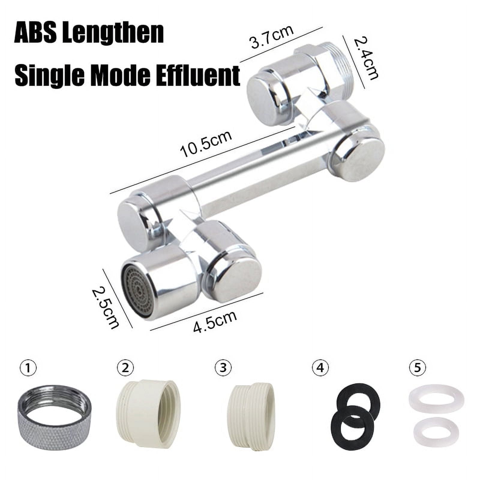 Faucet Water Tap Nozzle 1080掳 Universal Rotation Faucet Extender Water ...