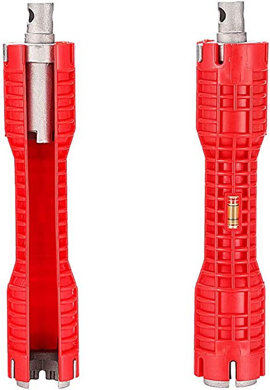 Faucet Wrench 8-in-1 with Spirit Level-Tub Drain Wrench for Tight ...