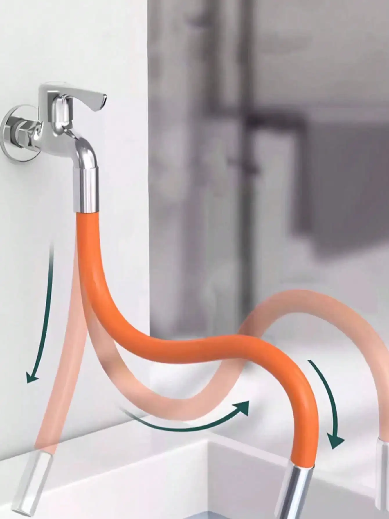 Faucet extension pipe extender extension universal type filter anti ...