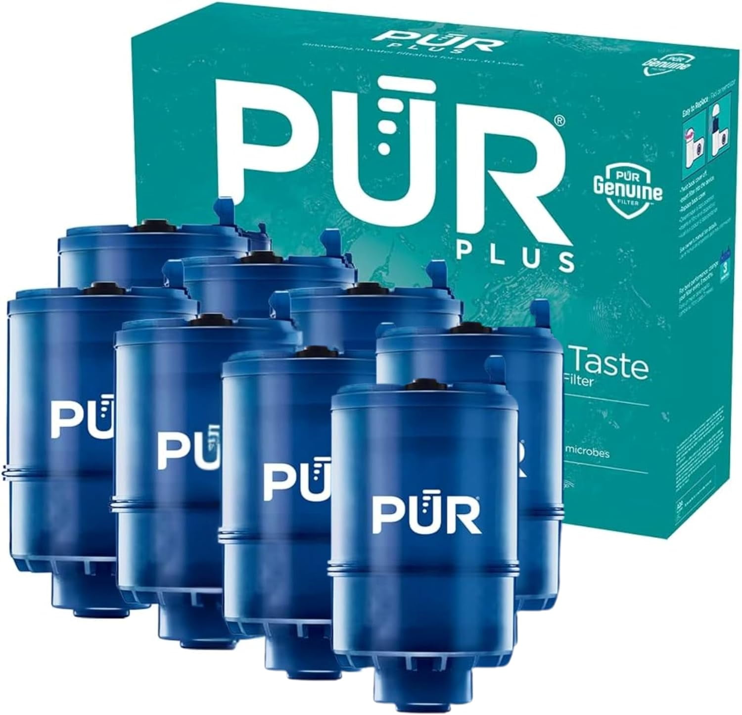 Faucet installation replacement filter 2 pack, genuine PUR filter ...