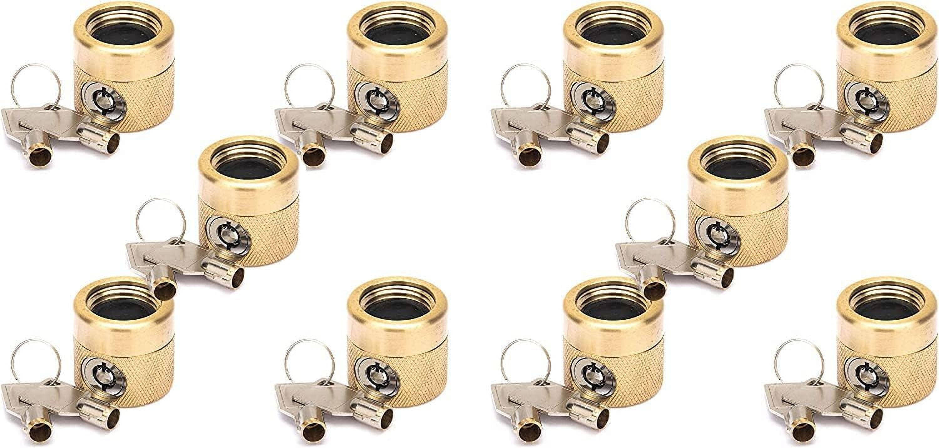 FaucetLock - Water Spigot Faucet Lock for Hose Bibb - Keyed the Same ...
