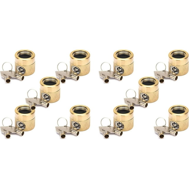 FaucetLock - Water Spigot Faucet Lock for Hose Bibb - Keyed the Same ...